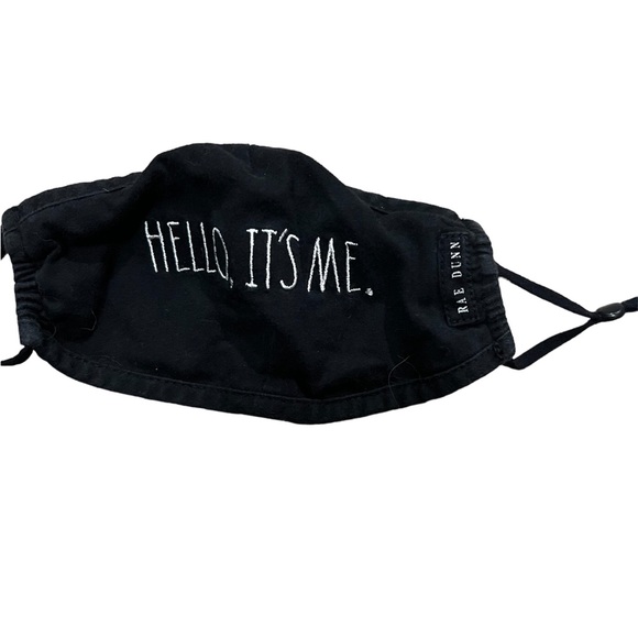 Accessories | Rae Dunn Face Mask Hello Its Me | Poshmark